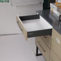 Quality Soft Closing Slim Tandem Box Drawer Sliding Baskets Sliding Kitchen Solution for sale