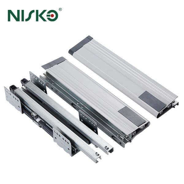 Quality Soft Closing Slim Tandem Box Drawer Sliding Baskets Sliding Kitchen Solution for sale