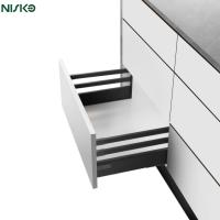 Quality Kitchen Tandem Box Drawer Soft Close with Double Square Rod for sale