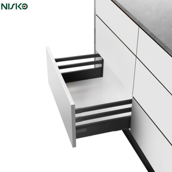 Quality Kitchen Tandem Box Drawer Soft Close with Double Square Rod for sale