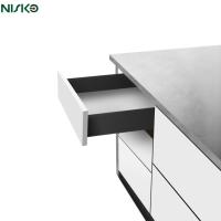 Quality Slim Soft Close Drawer Tandem Box Furniture Drawer Slide With Double Wall for sale