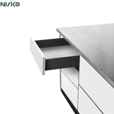 China Slim Soft Close Drawer Tandem Box Furniture Drawer Slide With Double Wall for sale