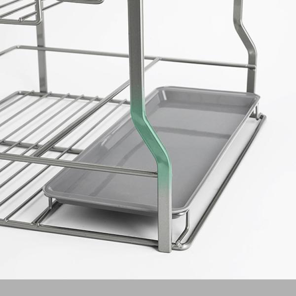 Quality Multifunctional Sliding Basket Seasoning Bottle Storage Rack Kitchen Storage for sale