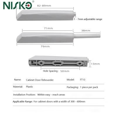 China Rubber Magnetic Touch Latches Screw Mount Push Open 16–22mm for sale