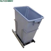 China Kitchen Single-Layer Under Mount Trash Bin with Soft-Close Mechanism, 30L-40L Capacity for 60cm-80cm Cabinets for sale