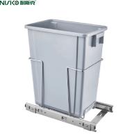 China Kitchen Single-Layer Under Mount Trash Bin with Soft-Close Mechanism, 30L-40L Capacity for 60cm-80cm Cabinets for sale