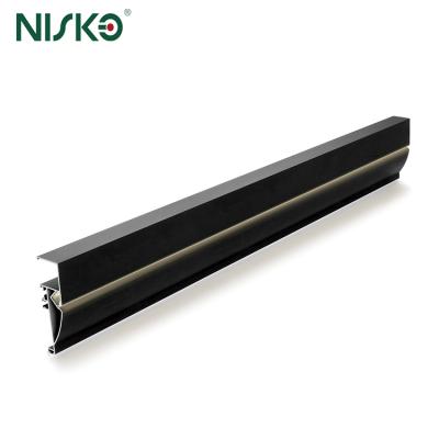 China Aluminium LED Illuminated Skirting Board Light Strip for Tile Wardrobe Closet Decoration for sale