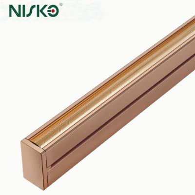 China Rotatable Adjustable Angle Led Cabinet Light Bar 48V Surface Mounted Track Linear Light for sale