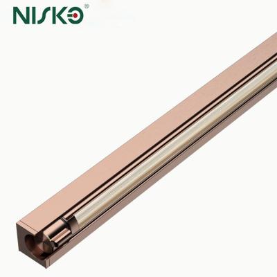 China Rotatable Adjustable Angle Led Cabinet Light Bar 48V Surface Mounted Track Linear Light for sale