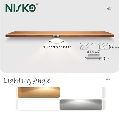 China Manual Scan Switch Touch Sensing Motion LED Closet Light Adjustable Angle Spotlight for sale