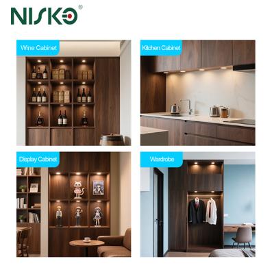 China Built-In Ceiling Light 3W LED Round Simple Spotlight Surface Mount Mini Cabinet Lamp for sale