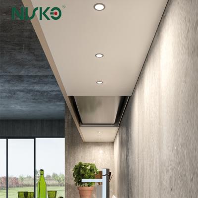 China Surface Mounted LED Cabinet Light DC 5V Round Recessed Ceiling Light With Knob Switch for sale