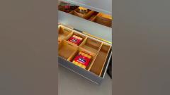 Premium Silverware, Flatware and Utensil Organizer for Kitchen Drawers, Drawer store Cutlery l Tray