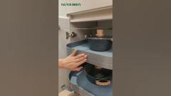 Rotating Basket: Effortless Access to Every Corner of Your Cabinet!