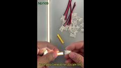 Weldingless connector for LED Light Strip