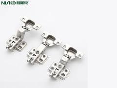 2D Hydraulic Cabinet Door Hinges Fix Hinges Soft Closing for Bedroom Wardrobe