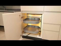 Revolving Pull-Out Pantry Tall Tray Magic Corner Drawer Baskets Kitchen Orgainzer