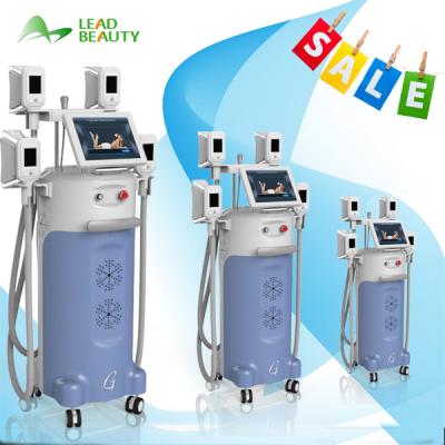 China Vertical Slimming machine Fat freezing cryolipolysis machine with 4 handles for sale