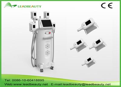 China Vertical 2000W fat freeze Cryolipolysis slimming machine with 4 handles cooling scupting machine for sale