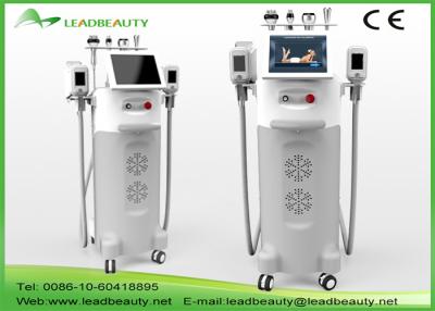 China 5 handles cavitation vacuum rf cryolipolysis fat freeze machine weight loss slimming machine for sale