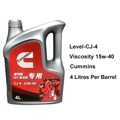 Cina Cummins olio di motore diesel trasparente Foton camion olio diesel CJ-4 con olio minerale in vendita
