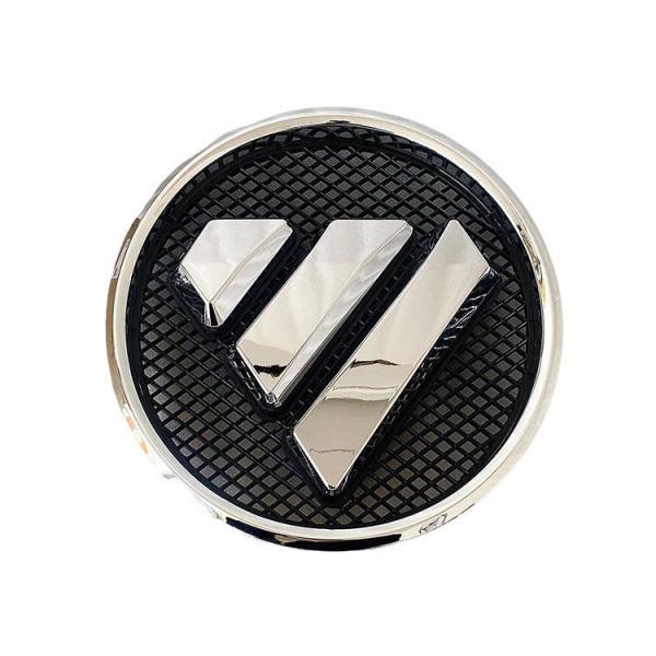 Quality custom Alpha ABS chrome emblem 3D car logo enamel emblem for popular and for sale