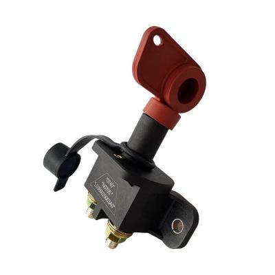 China Foton Steel Rotary Master Power Switch Auto Car Battery Disconnect with Removable Key and Cut off Kill Function for sale
