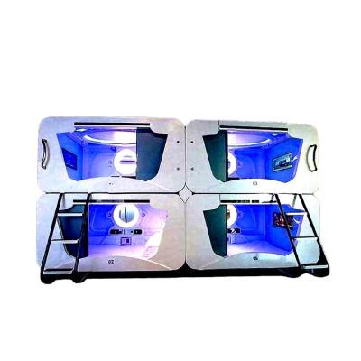 China Customizable Hard Plastic Bedroom Capsule Bed for Airport Hotels Cutting Processing Service Included Made in China for sale