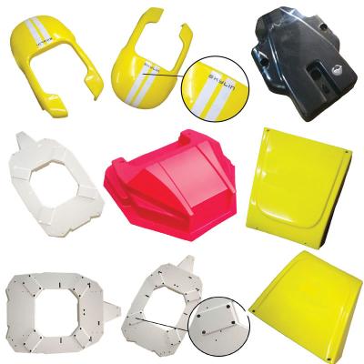 China Blister Custom Light-weight Blow Molding White ABS Thermoforming Plastic UAV Drone Canopy Shell ISO9001 Certified for sale