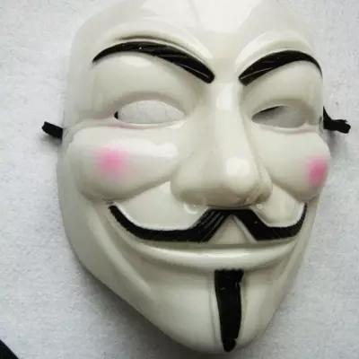China ABS Blister Moulding Halloween Party Masks Anonymous Guy Fawkes Hacker V Vendetta Custom Color BST Brand Role Play Supplies OEM for sale