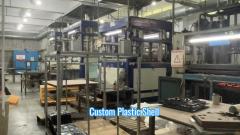 video of vacuum forming plastic shell