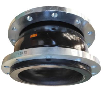 China Epdm Nbr Single Sphere Flange Rubber Expansion Joint For Pipe / Rubber Flexible Joint Flange Type for sale