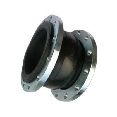 China Dn350 JIS Single Sphere Rubber Expansion Joint Galvanized Steel Compensator for sale
