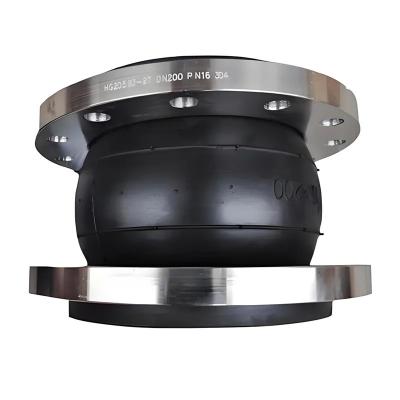 China DN32 - DN3000mm Epdm Expansion Single Ball Rubber Expansion Joint For Pipe for sale