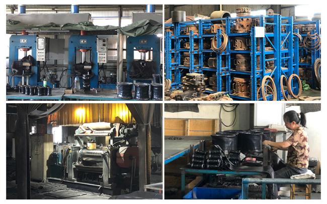 Production line for rubber expansion joints
