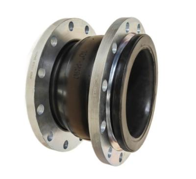 China Single Sphere EPDM Rubber Expansion Joint with Carbon Steel galvanized Flange Pipe Fittings for sale