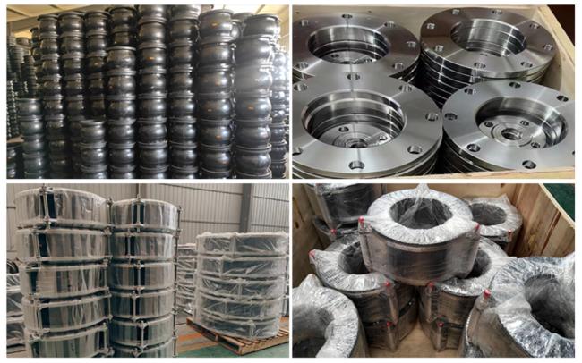 Application example of rubber expansion joint