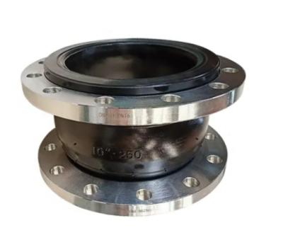 China DN300 Flange Type NBR Single Sphere Flexible Expansion Connection Rubber Compensator Joint for sale