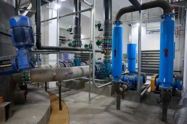 Liang He Single Sphere Rubber Expansion Joint in use