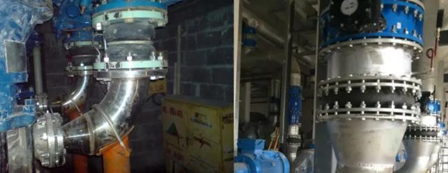 Rubber expansion joint in industrial application