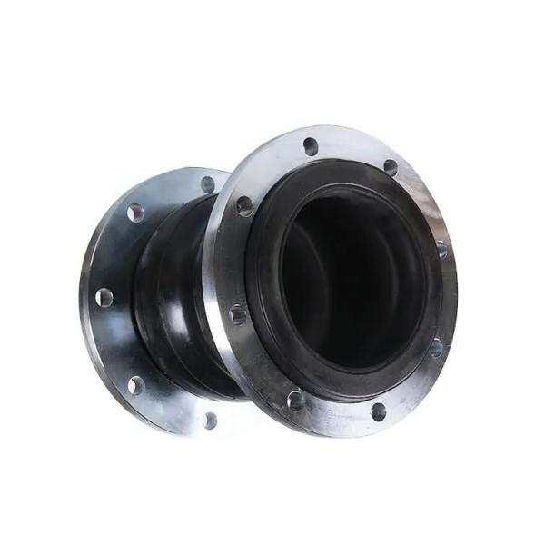 Quality DN125 Double Sphere Rubber Expansion Joint Telescopic Rubber Compensator for sale