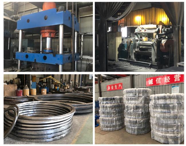 Manufacturing workshop producing rubber expansion joints