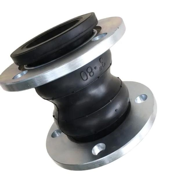 Quality NBR Flanged Rubber Expansion Joint Customizable Corrugated Compensator for sale