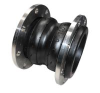 Quality 2-1/2 Inch Twin Sphere Expansion Joint ANSI150 Flexible Rubber Joint Flange for sale