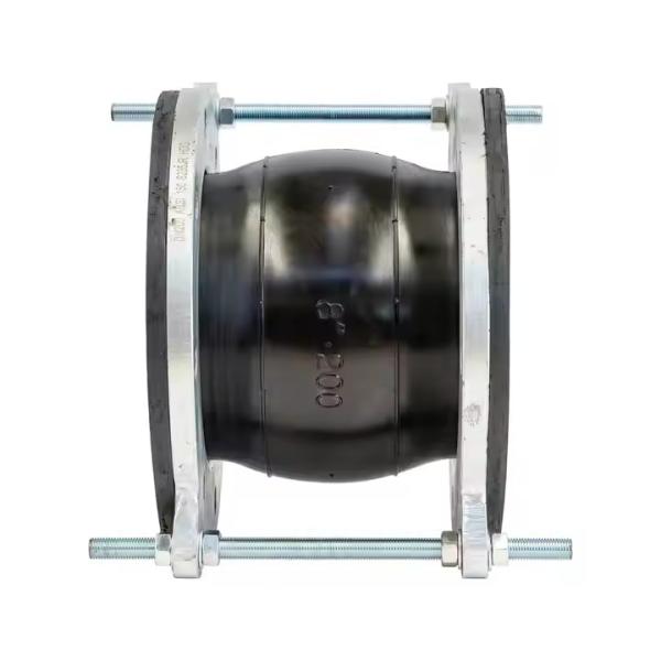 Quality 200mm 8 Inch Expansion Joint Flanged Rubber Flex Connectors End Face Fully for sale