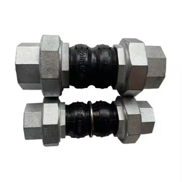 Quality Malleable Iron Union Flexible Joint DN65 Rubber Union Connector Expansion Joints for sale