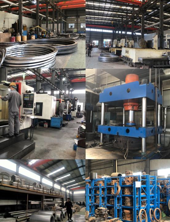 Manufacturing workshop producing rubber expansion joints