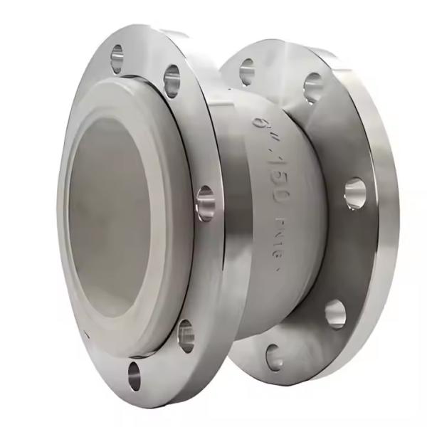 Quality Food Grade SS316 Connection Single Bellow Rubber Expansion Joint DN150mm PN10 for sale