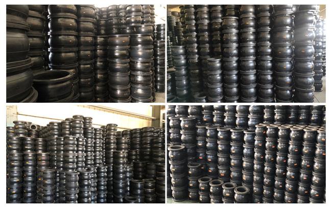 Warehouse inventory of rubber elbow joints