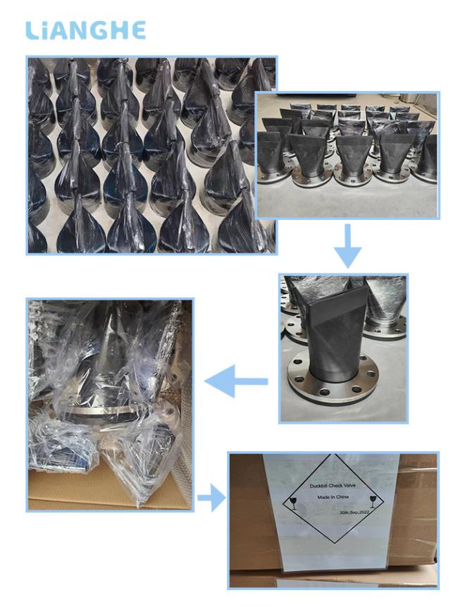 DN100mm Flanged Duckbill Check Valve product photo